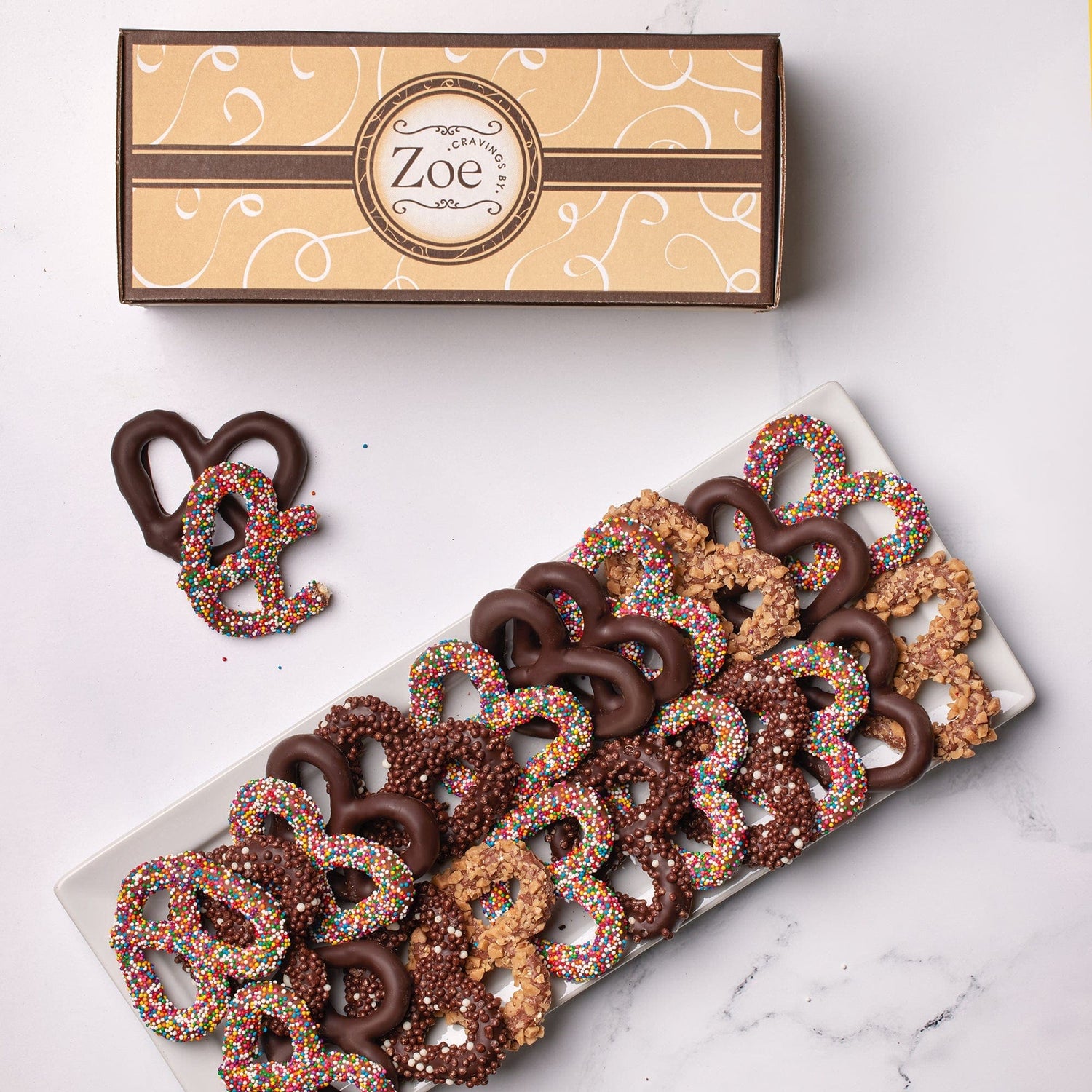 Gourmet Belgian Chocolate Covered Pretzels - 8 oz – Cravings by Zoe